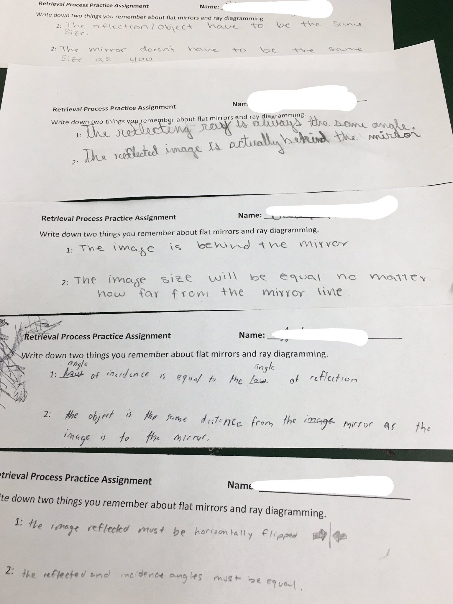 The Science of Learning Physics: Retrieval Practices – Physics.Teacher ...